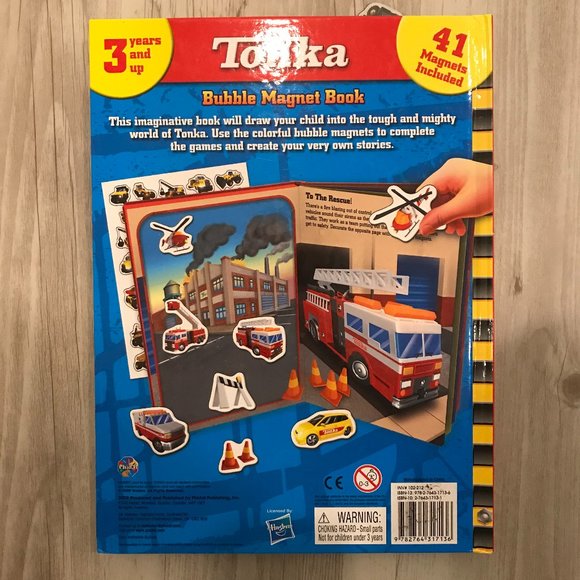 Phidal Publishing | Toys | Tonka Bubble Magnet Book Hardcover | Poshmark